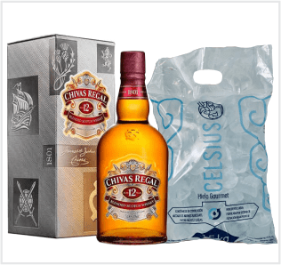 Whisky Chivas Regal 12 años 700ml + Hielo 1.5 Kg